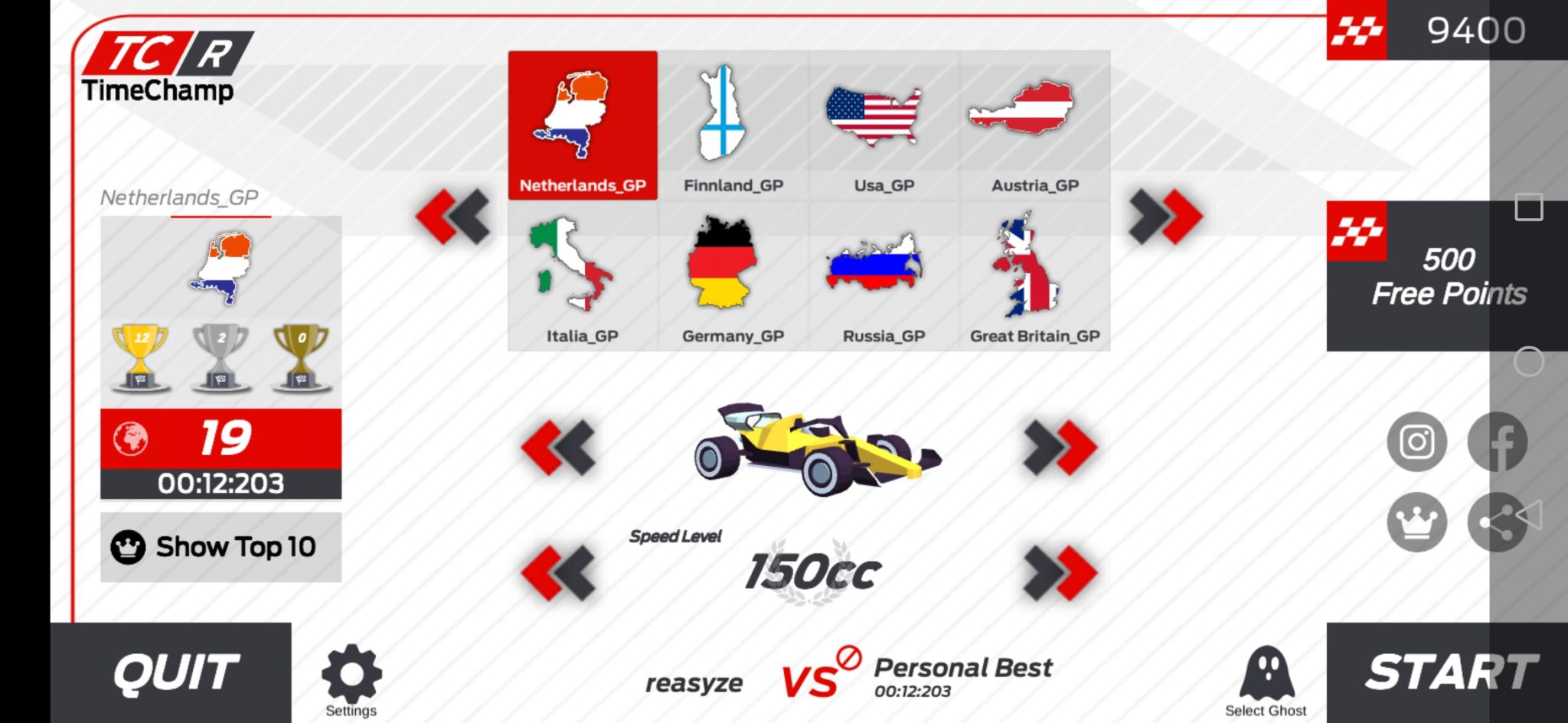 Time Champ - Racing - Mobile Game